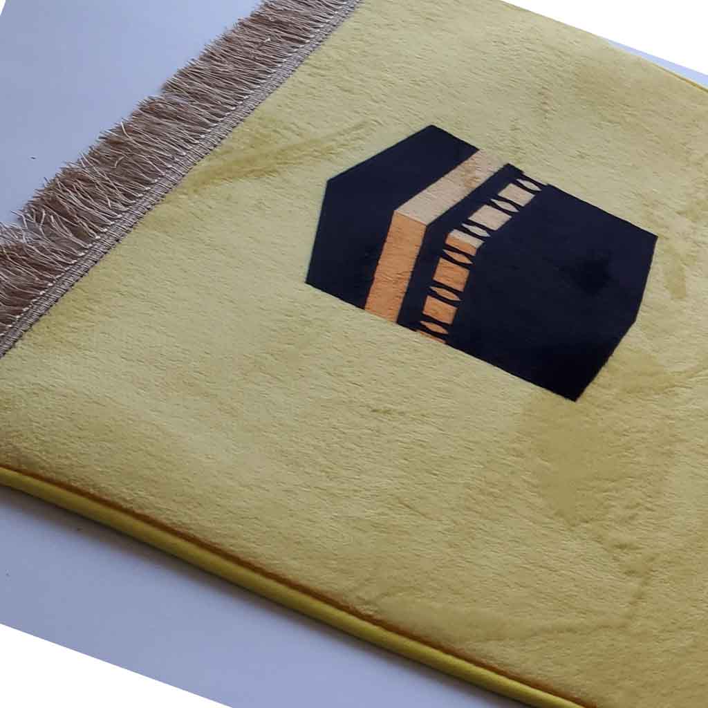 Prayer Mat | Hajj - Ka'bah - Yellow – Prayer & Bead